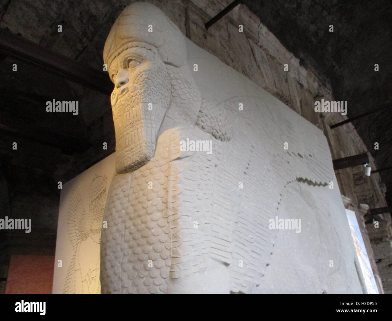 Rome, Italy. 06th Oct, 2016. 'The Bull of Nimrud', a full-sized ...