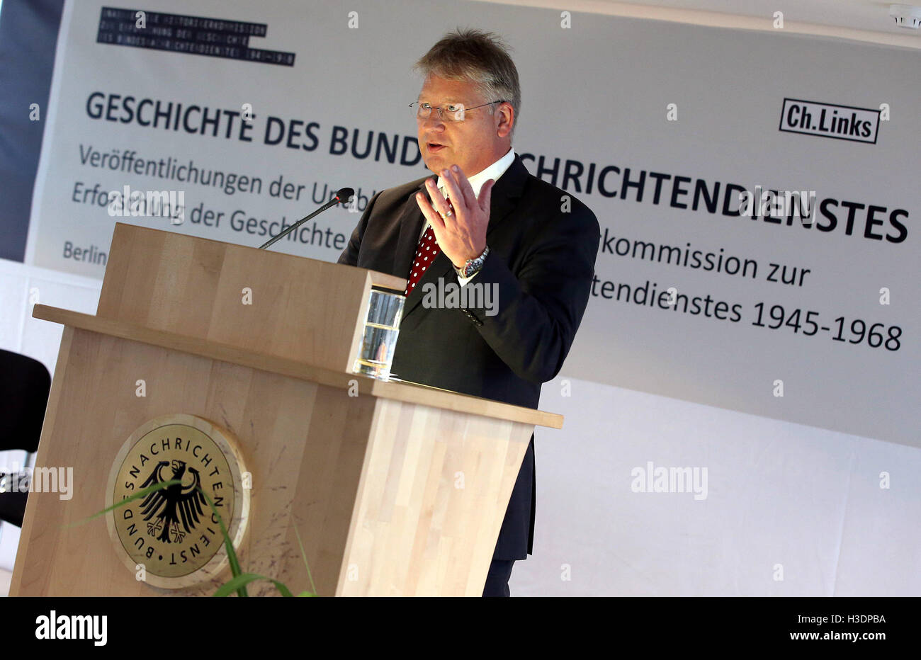 Berlin, Germany. 06th Oct, 2016. Bruno Kahl, President of the German ...