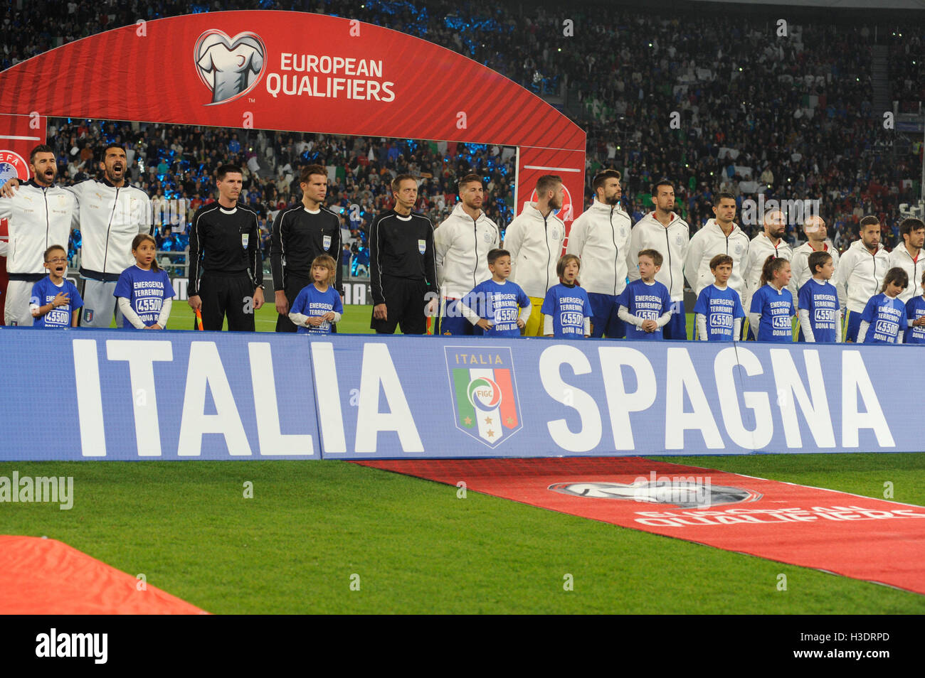 Juventus Stadium, Turin, Italy. 06th Oct, 2016. FIFA World Cup ...