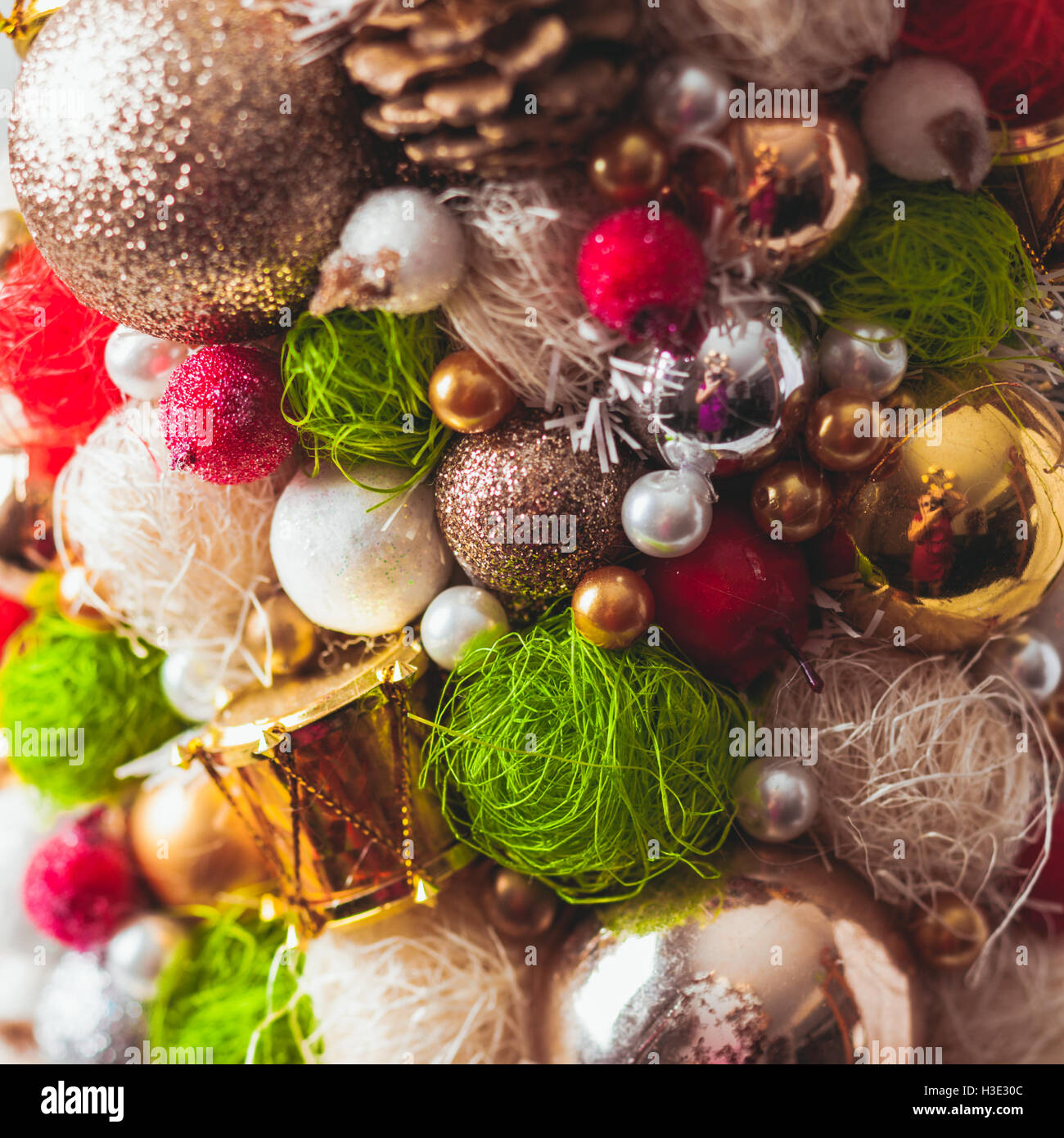 Handmade Christmas tree Stock Photo - Alamy
