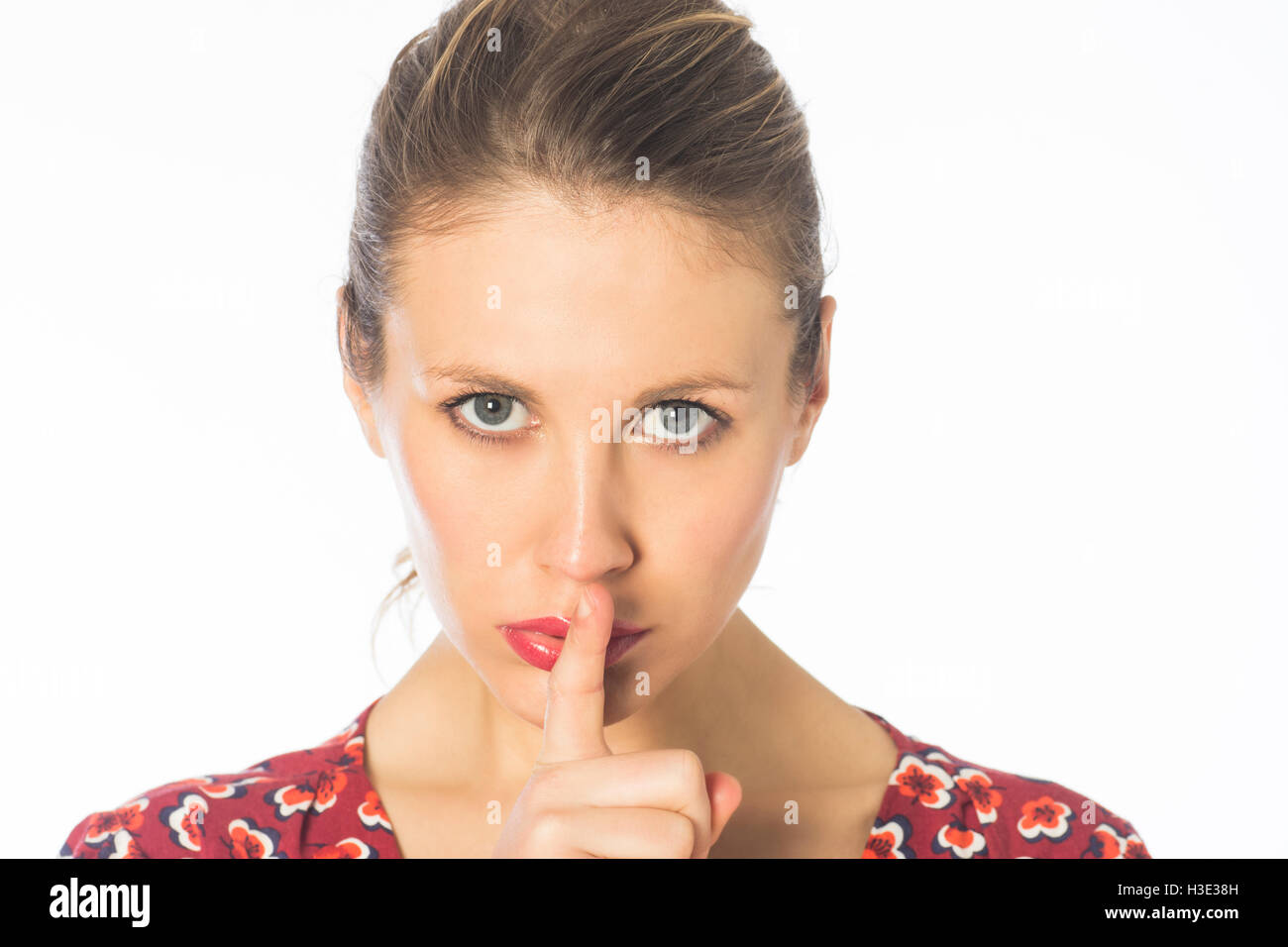 Hand at mouth hi-res stock photography and images - Alamy