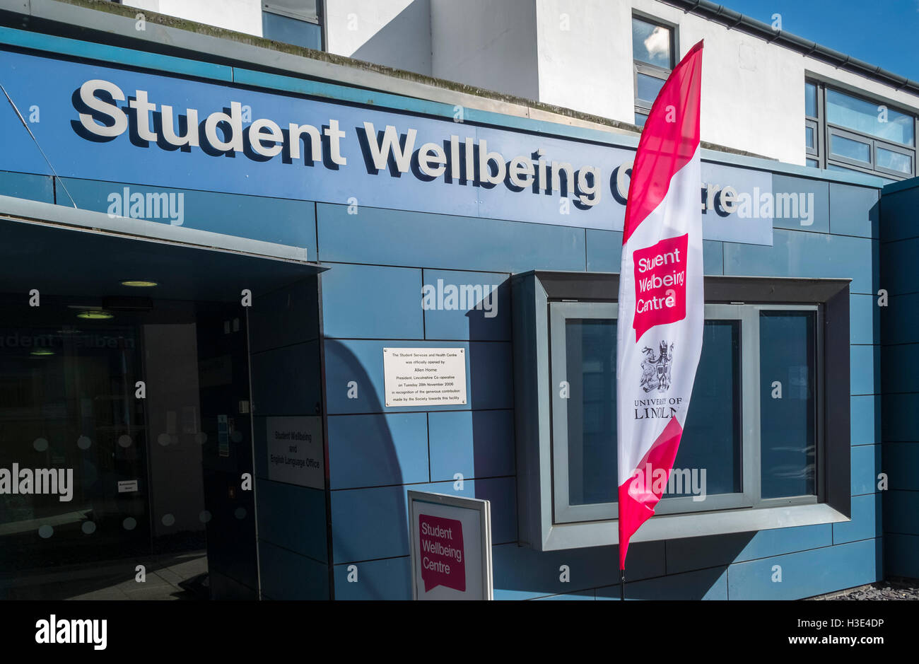 Student Wellbeing Centre, University of Lincoln, Lincolnshire, UK Stock Photo - Alamy