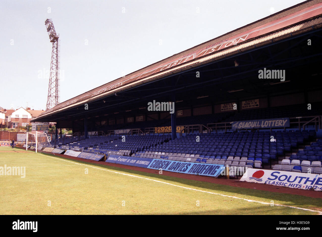 The Goldstone Ground, home of Brighton & Hove Albion FC, pictured in ...