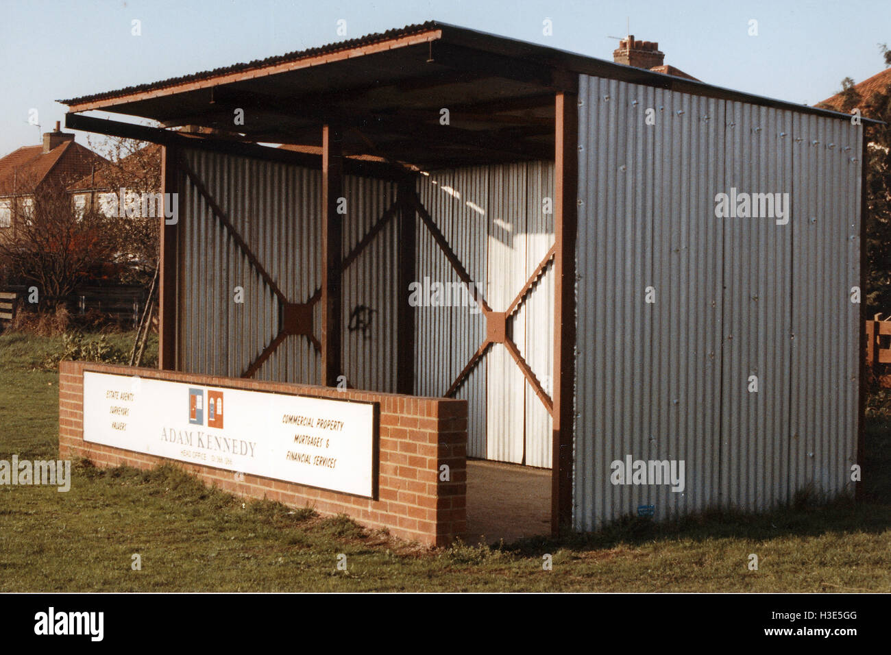 Goldsdown Road, home of Brimsdown Rovers FC (Middlesex), pictured in ...