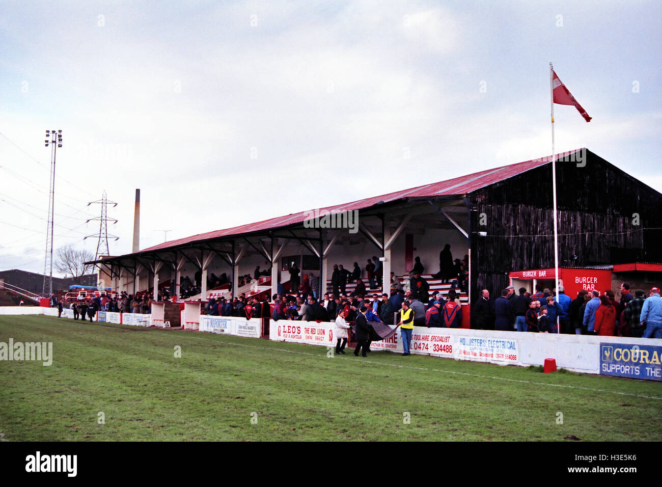 Stonebridge Road, home of Gravesend & Northfleet FC (now Ebbsfleet ...