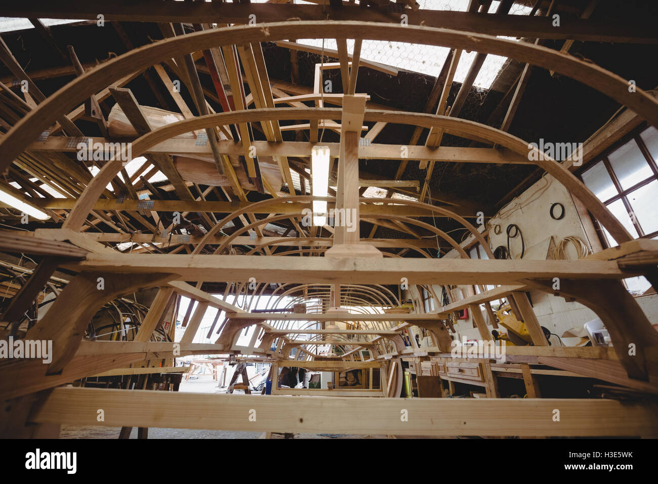 Wooden boat frame construction hi-res stock photography and images - Alamy