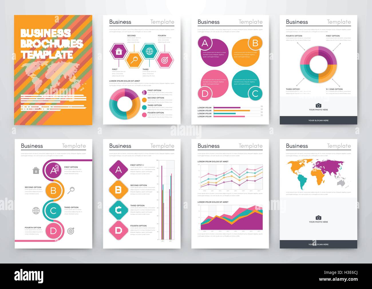 Modern infographic vector concept Stock Vector Image & Art - Alamy