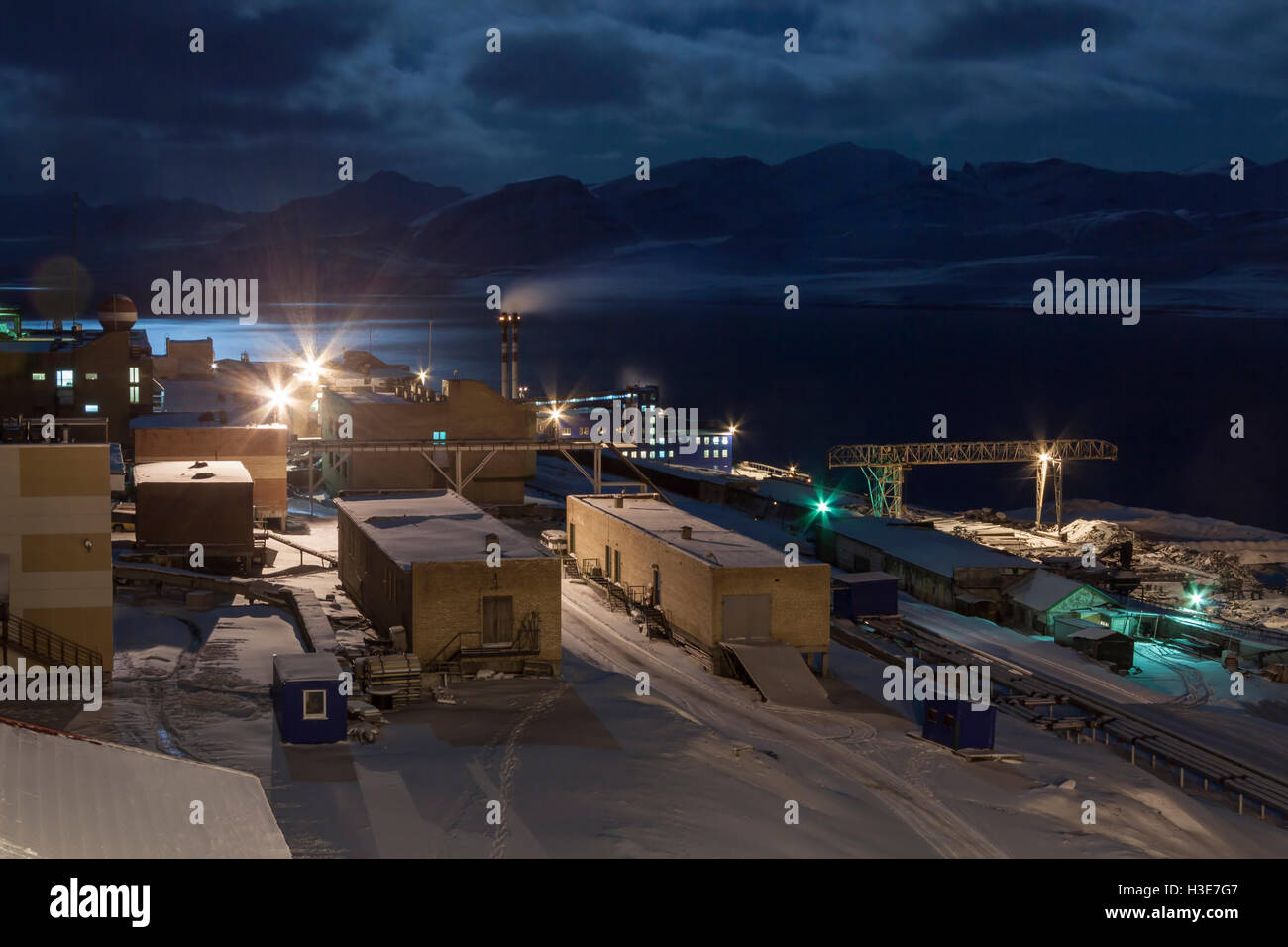 Barentsburg - Russian village on Spitsbergen, Norway Stock Photo - Alamy