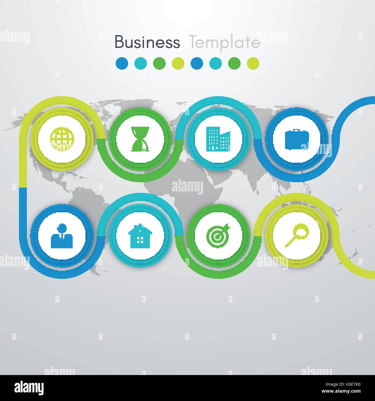 Vector illustration infographics eight options Stock Vector Image & Art ...