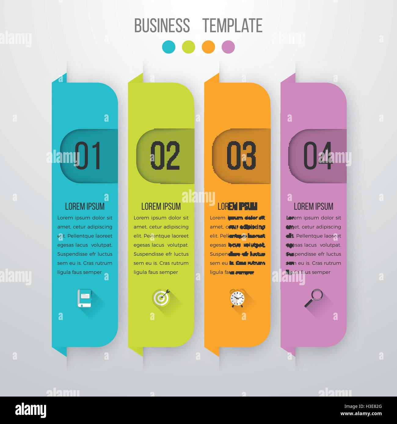 Vector illustration infographics four options Stock Vector Image & Art ...