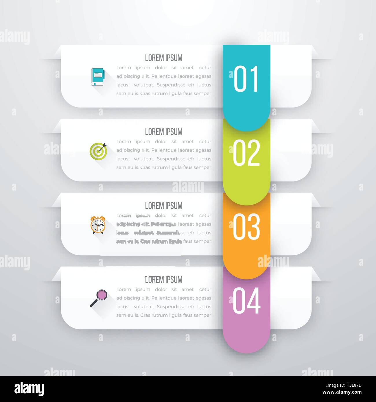 Vector illustration infographics four options Stock Vector Image & Art ...