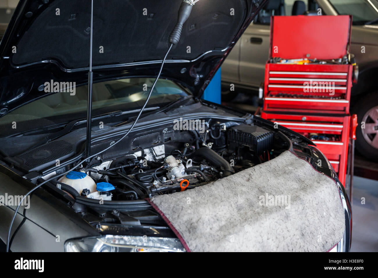 Open hood hi-res stock photography and images - Alamy