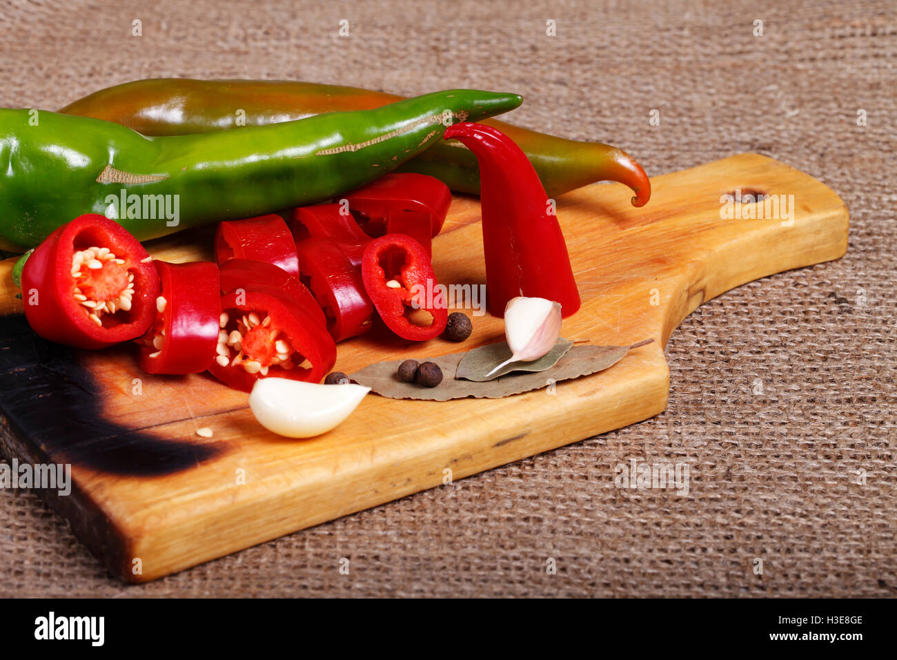 a hot peppers , beautiful background spices and condiments close up ...