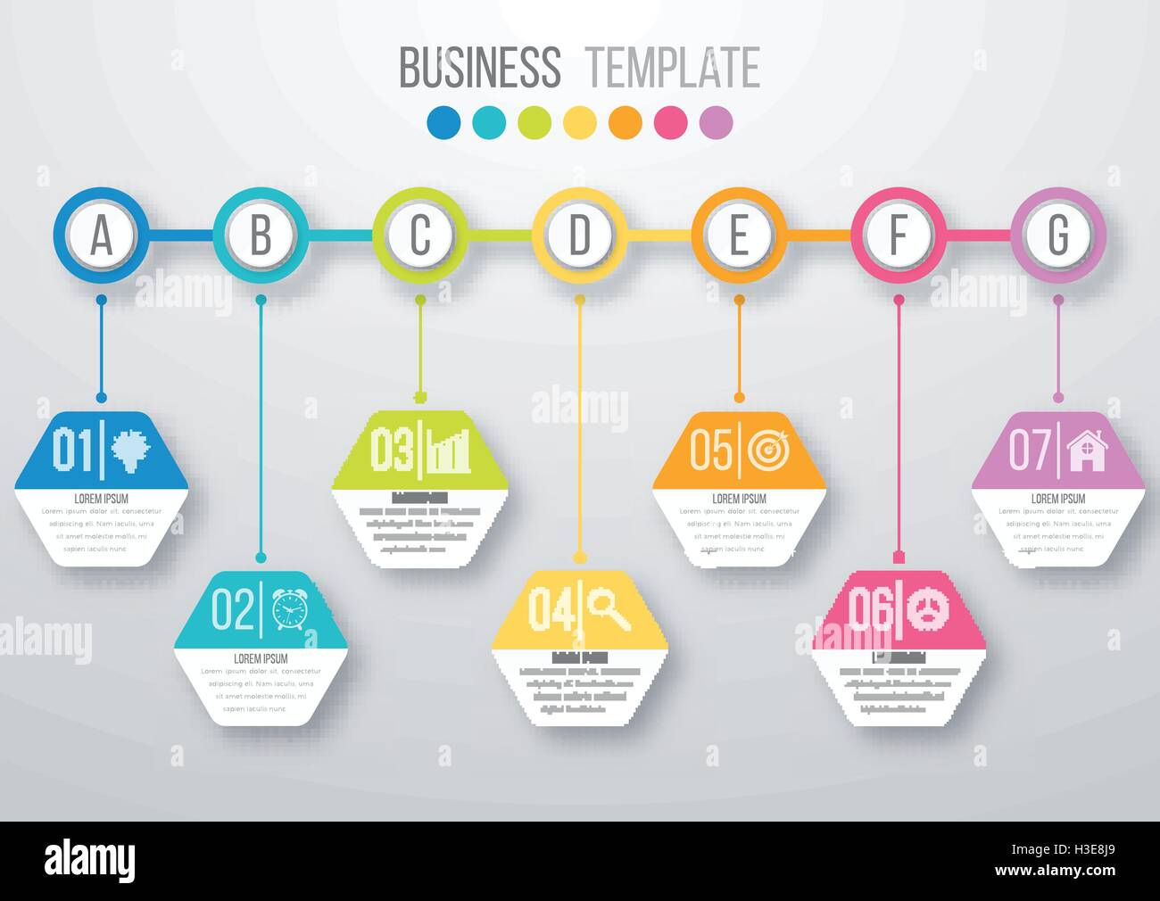Timeline infographics template Stock Vector Image & Art - Alamy