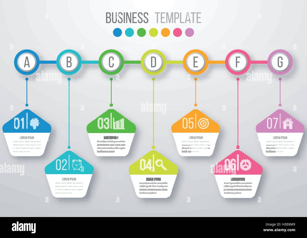 Project timeline icon creative Stock Vector Images - Alamy