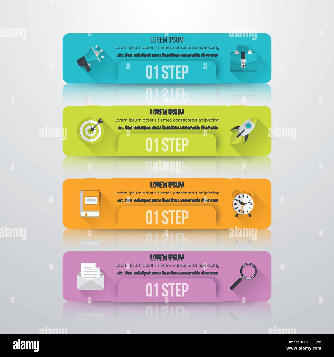 Vector illustration infographics four options Stock Vector Image & Art ...