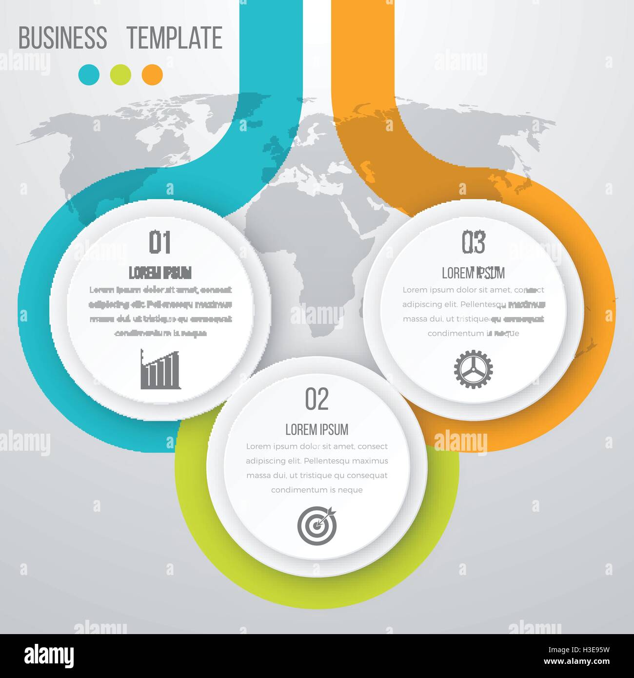 infographics three options Stock Vector Image & Art - Alamy