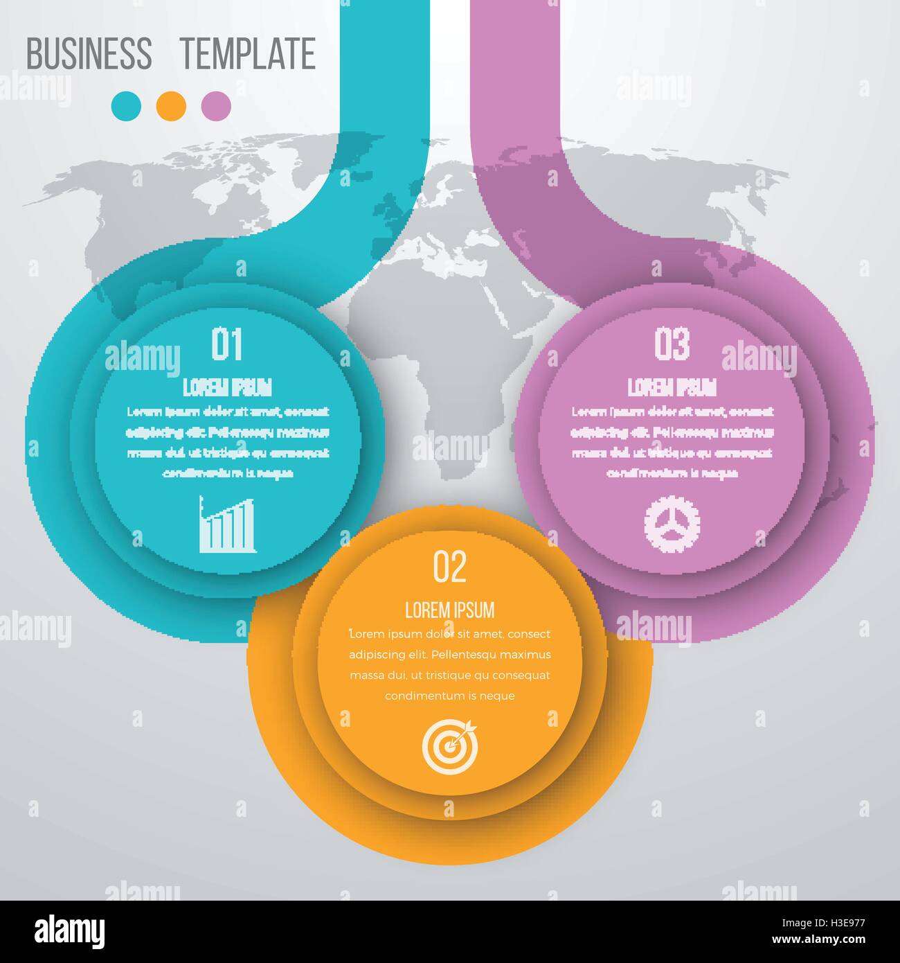 infographics three options Stock Vector Image & Art - Alamy
