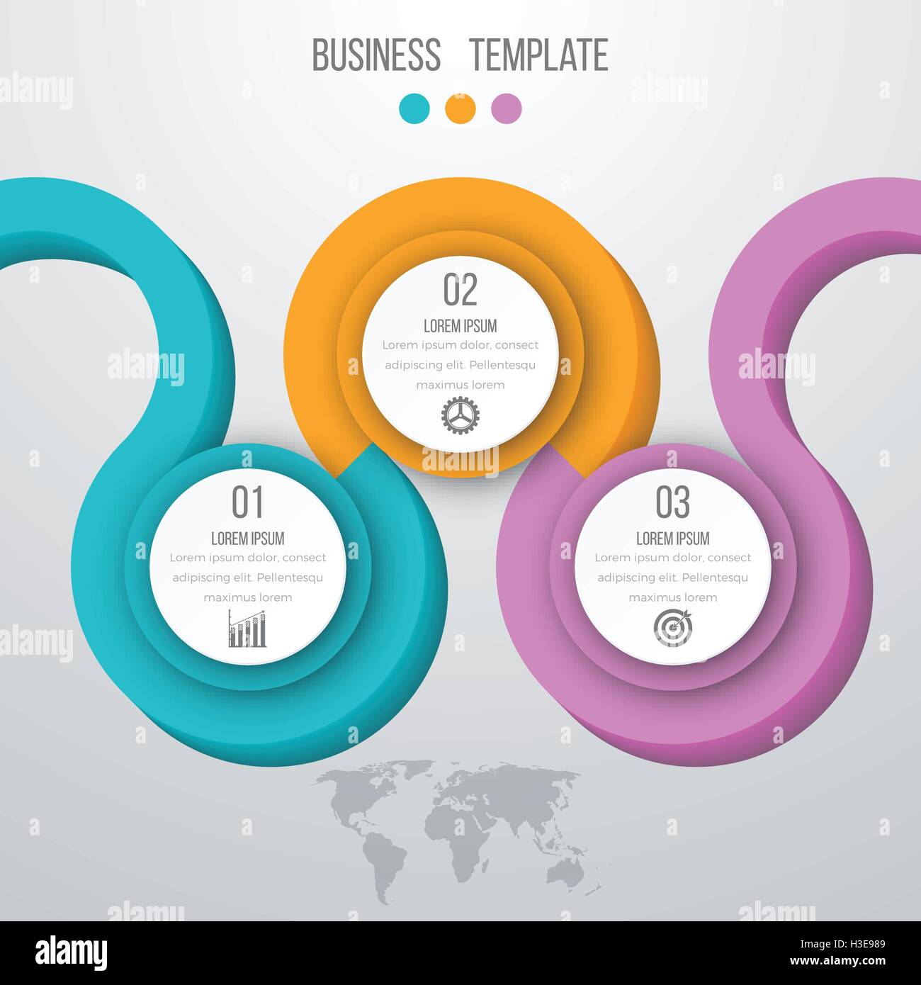 infographics three options Stock Vector Image & Art - Alamy