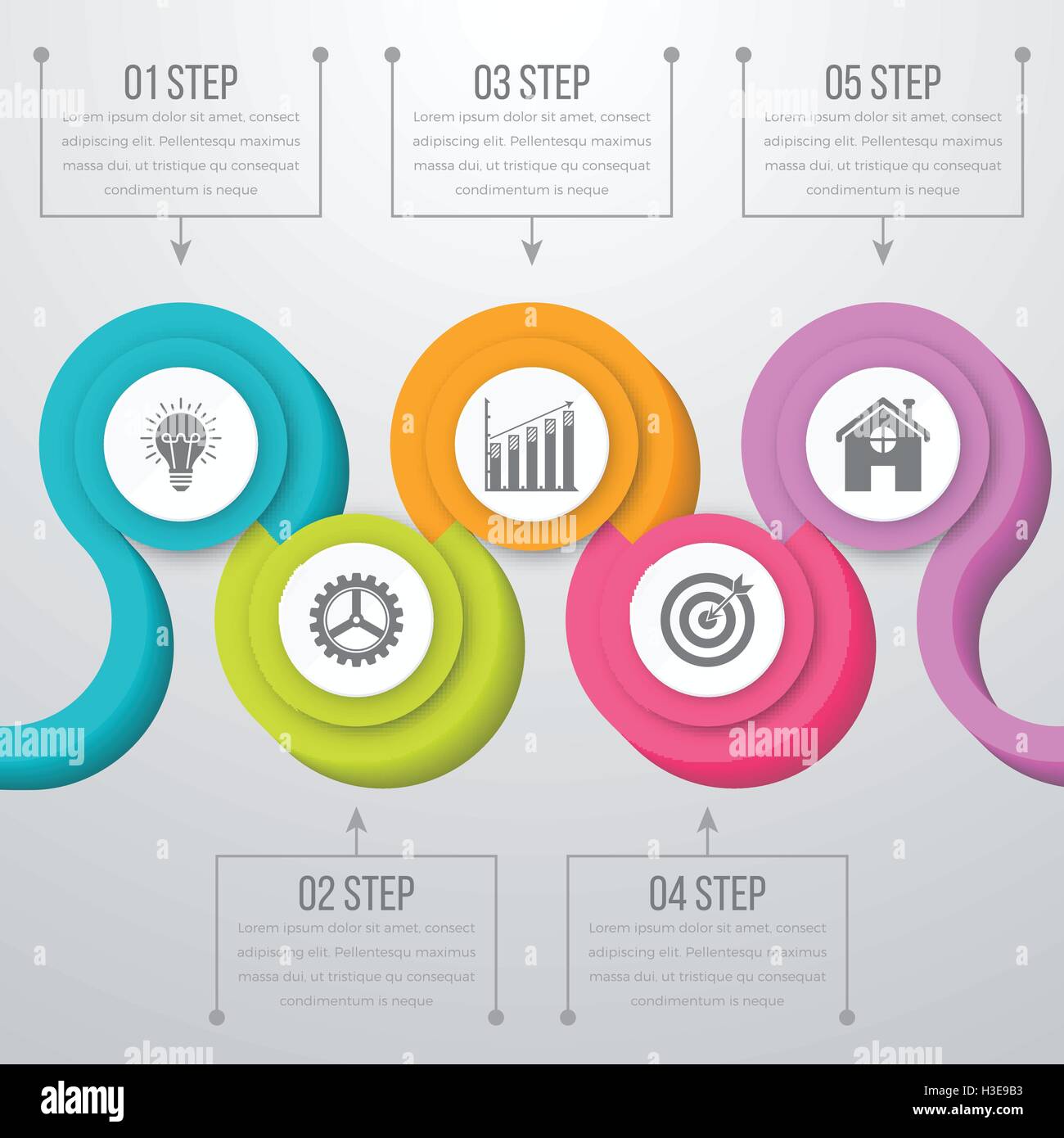 Timeline Vector 3d Infographic Stock Vector Image & Art - Alamy