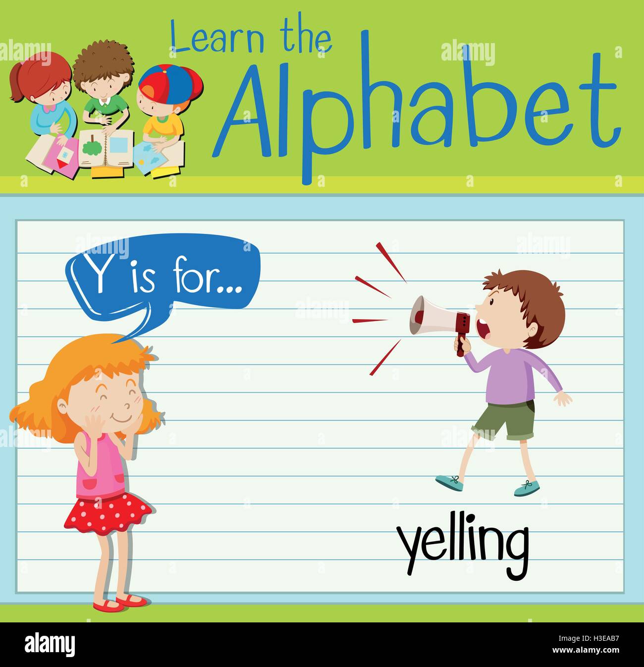 Yelling Stock Vector Images - Alamy