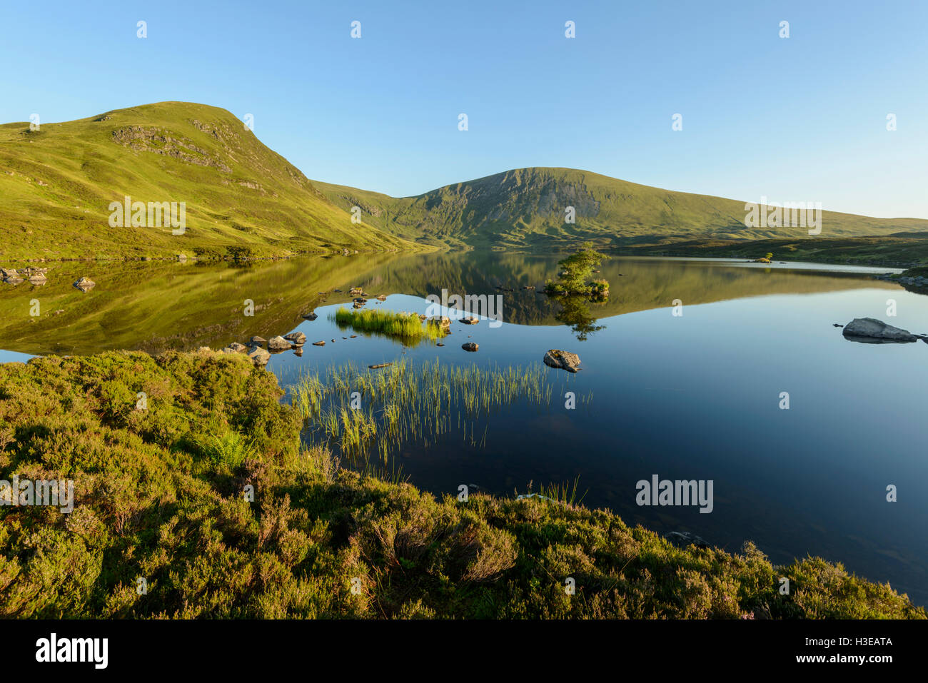 Loch Skeen (Skene) with Mid Craig and Lochcraig Head, Grey Mare's Tail ...