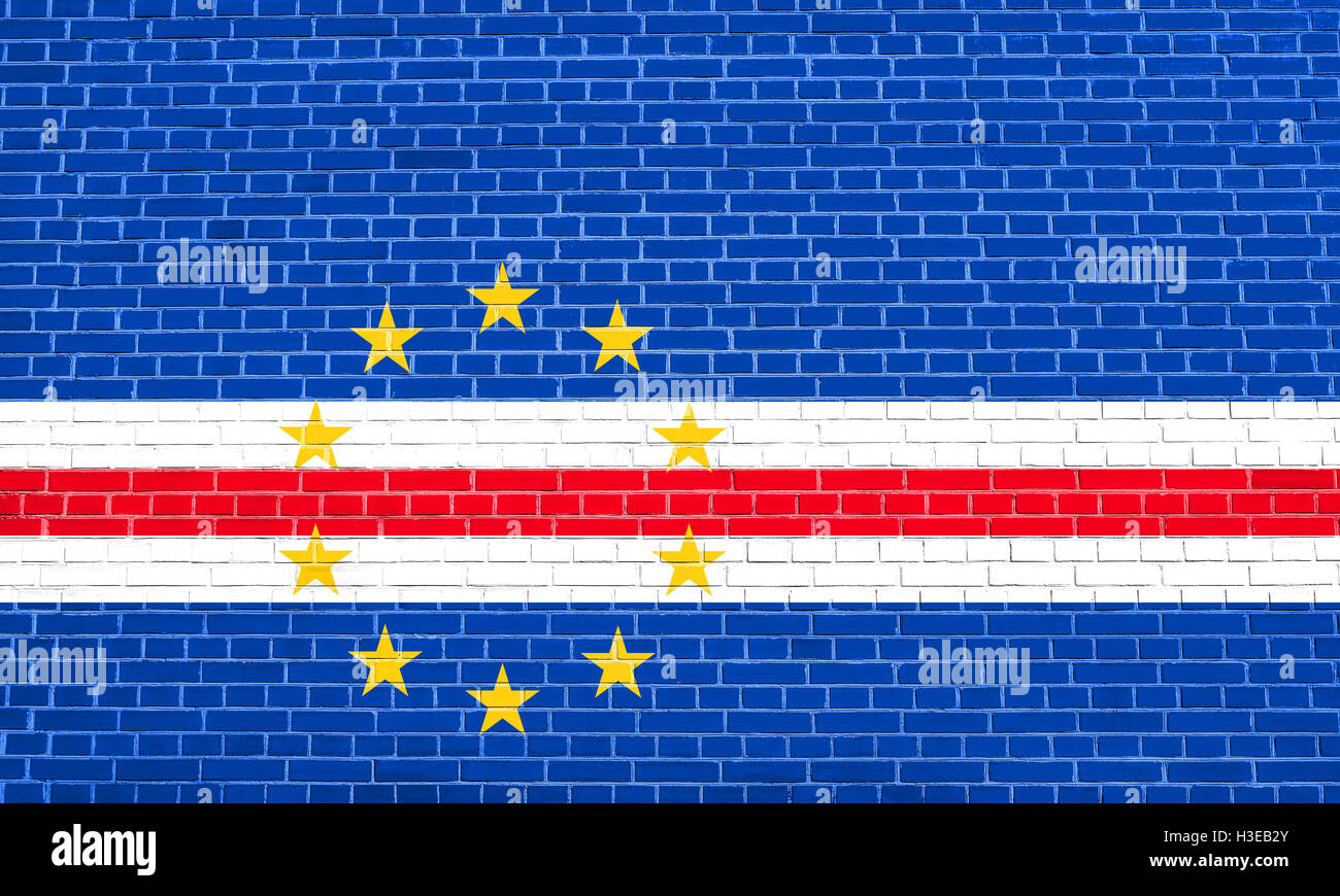 Cape Verdean national official flag. African patriotic symbol, banner ...