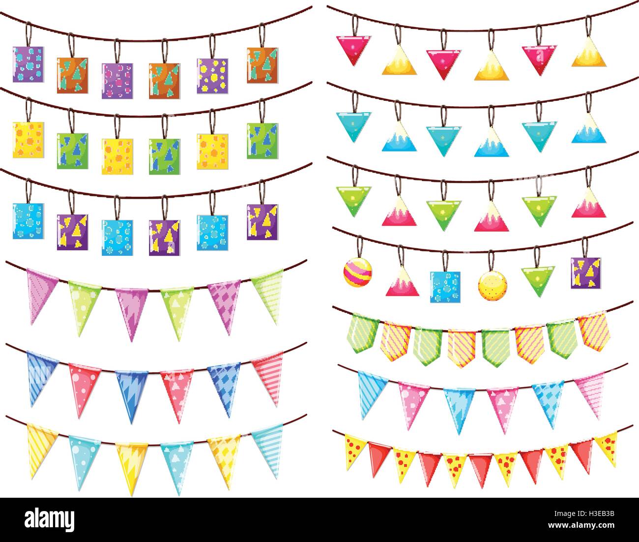 Designs of flags Stock Vector Images - Alamy