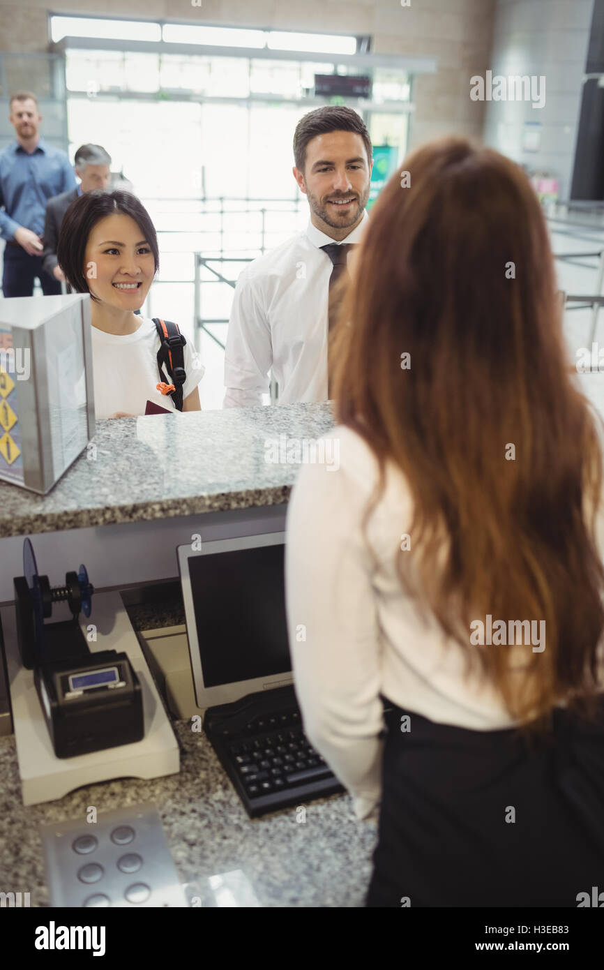 Queue counter hi-res stock photography and images - Alamy