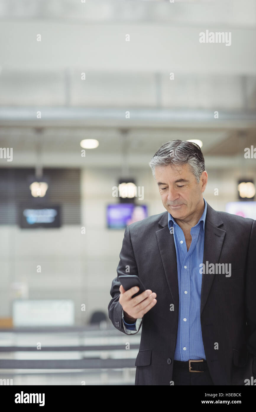 Mature business man using hi-res stock photography and images - Alamy