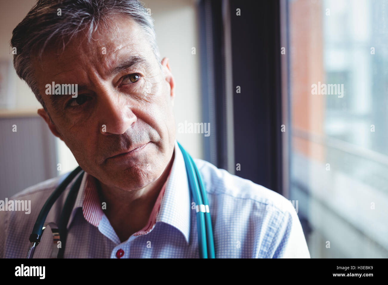 Doctor with stethoscope Stock Photo - Alamy