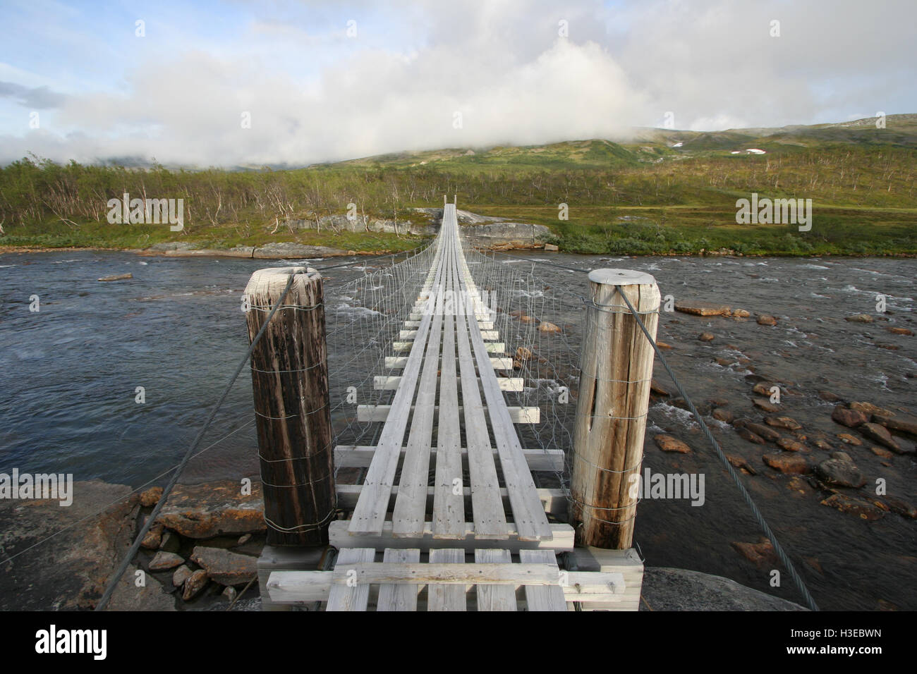 Beautiful brown wood texture bridge hi-res stock photography and images ...