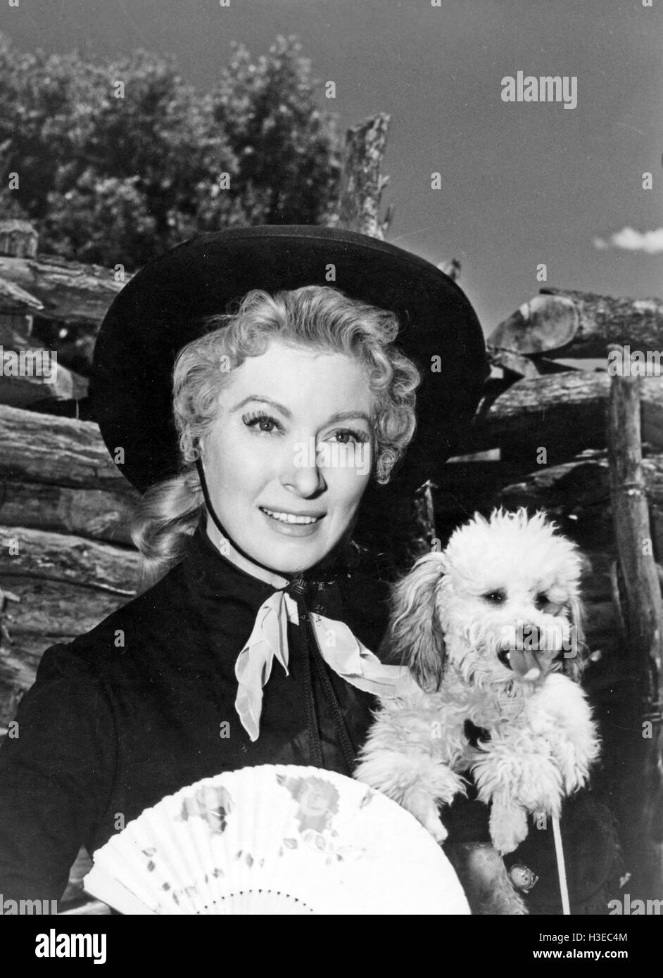 GREER GARSON (1904-1996) Anglo-American film actress in her 1955 film ...