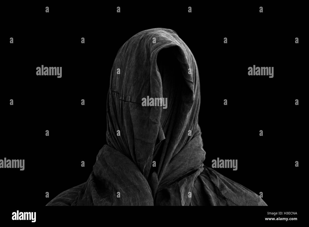 Ghost in the dark Stock Photo - Alamy