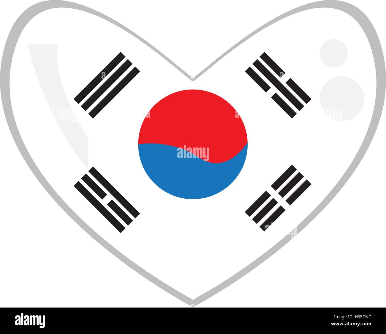 Korean love sign Stock Vector Images - Alamy
