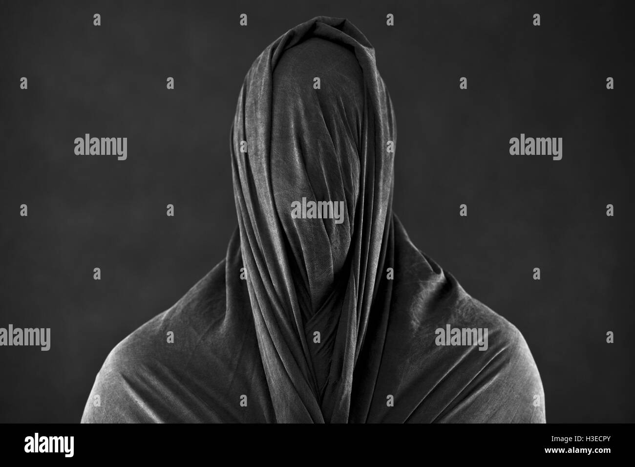 Ghost in the dark Stock Photo - Alamy