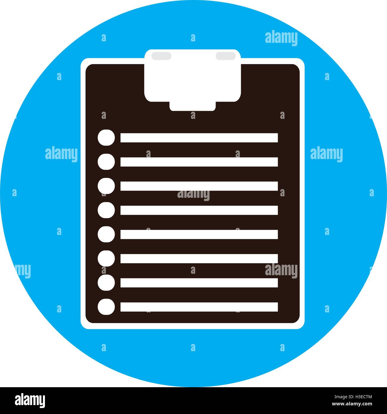Isolated clinic history on a blue sticker, Vector illustration Stock ...