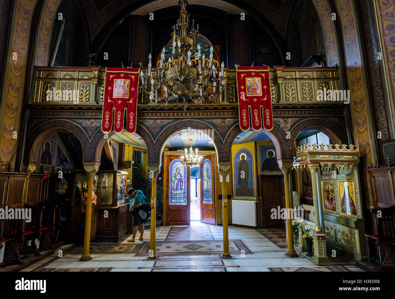 Orthodox Church Interior Romania Stock Photos & Orthodox Church ...