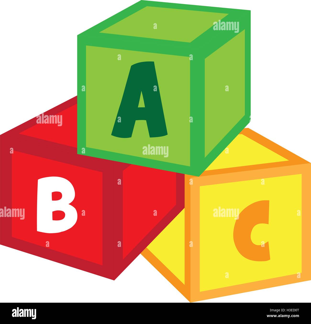 Isolated toy on a white background, Vector illustration Stock Vector ...