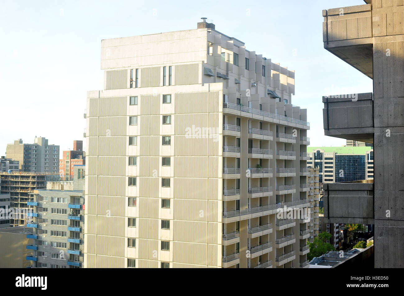 High rise apartment buildings in Montreal, Canada Stock Photo - Alamy