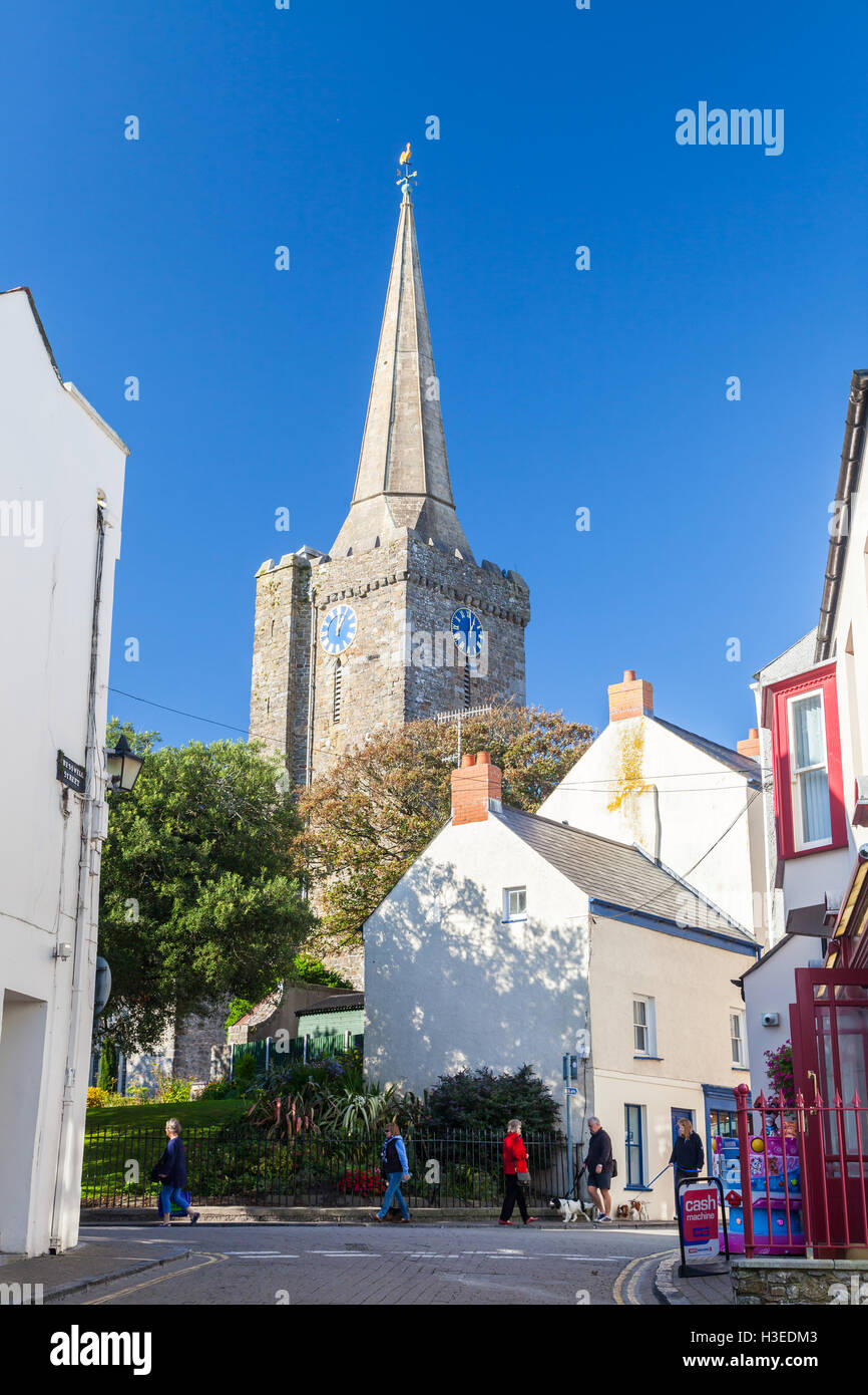 Tenby town street hi-res stock photography and images - Alamy
