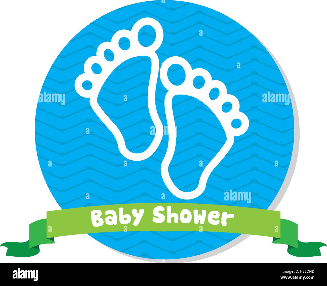 Baby shower graphic design, Vector illustration Stock Vector Image ...