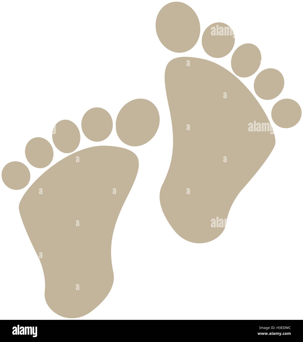Isolated pair of footprint icons, Vector illustration Stock Vector ...