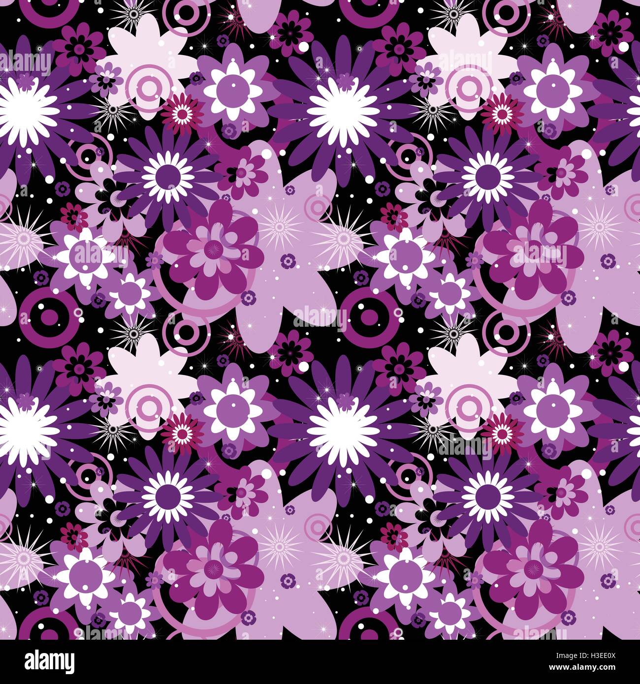 Seamless floral pattern Stock Vector Image & Art - Alamy