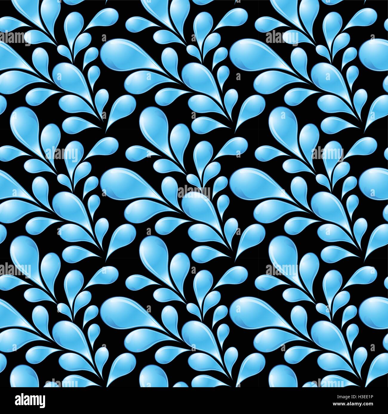 Blue abstract seamless Stock Vector Image & Art - Alamy