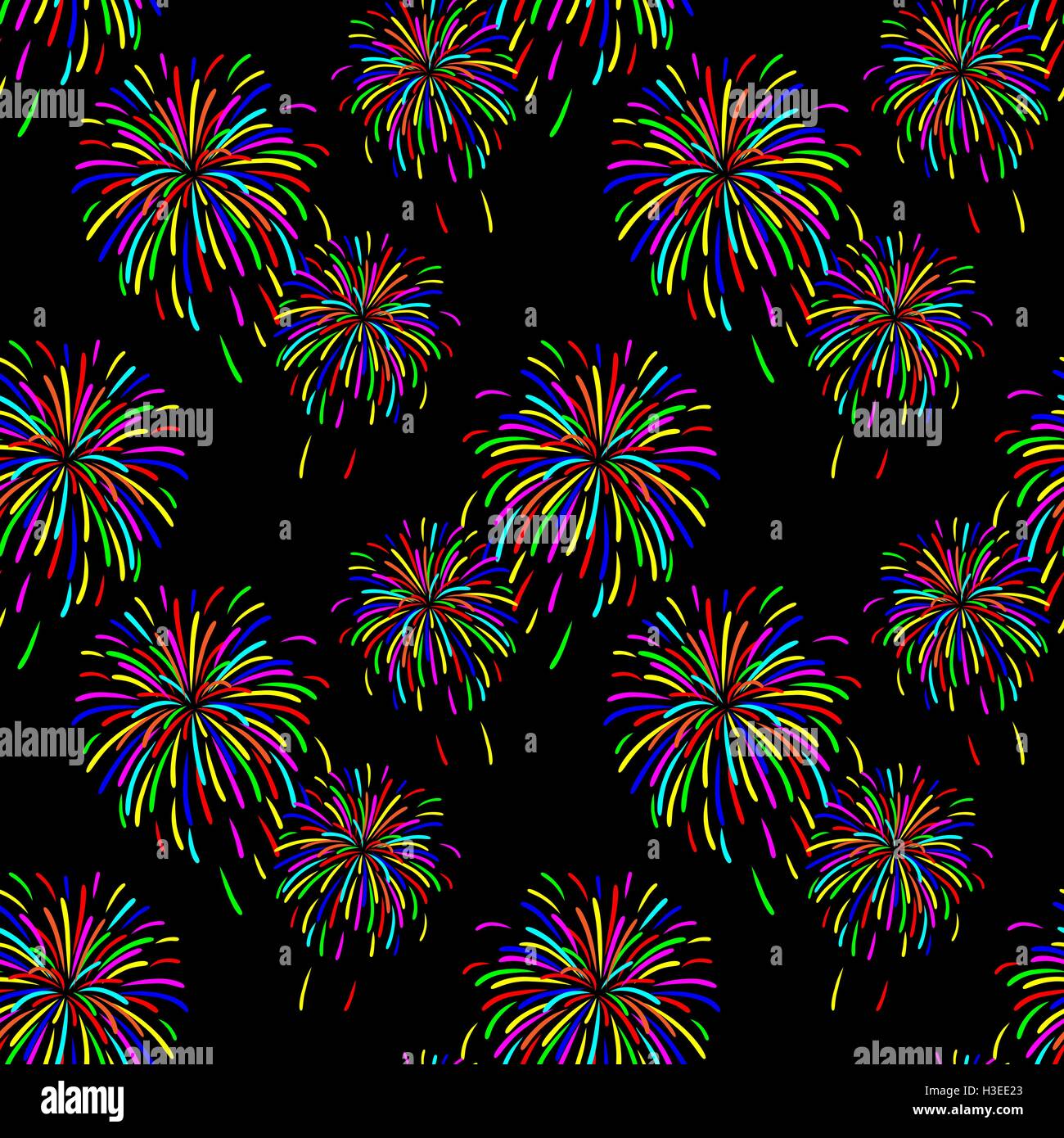 Abstract vector illustration of fireworks Stock Vector Image & Art - Alamy