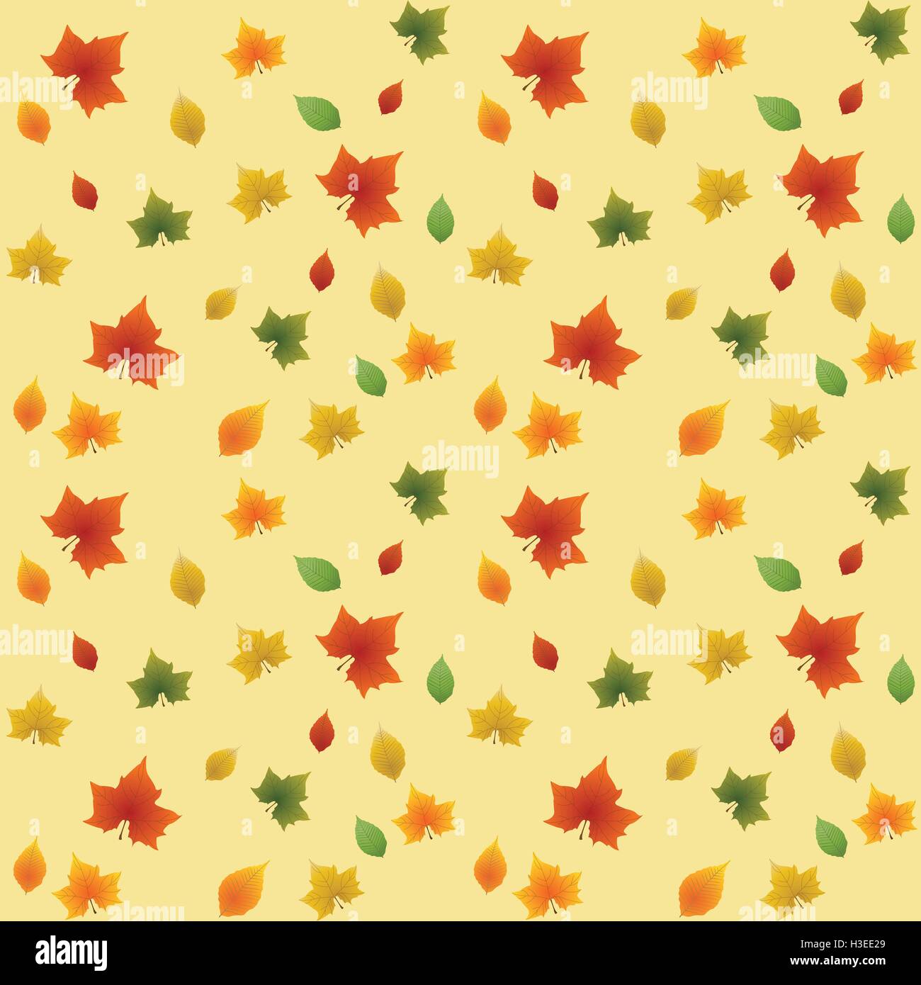 Seamless autumn leaves Stock Vector Image & Art - Alamy