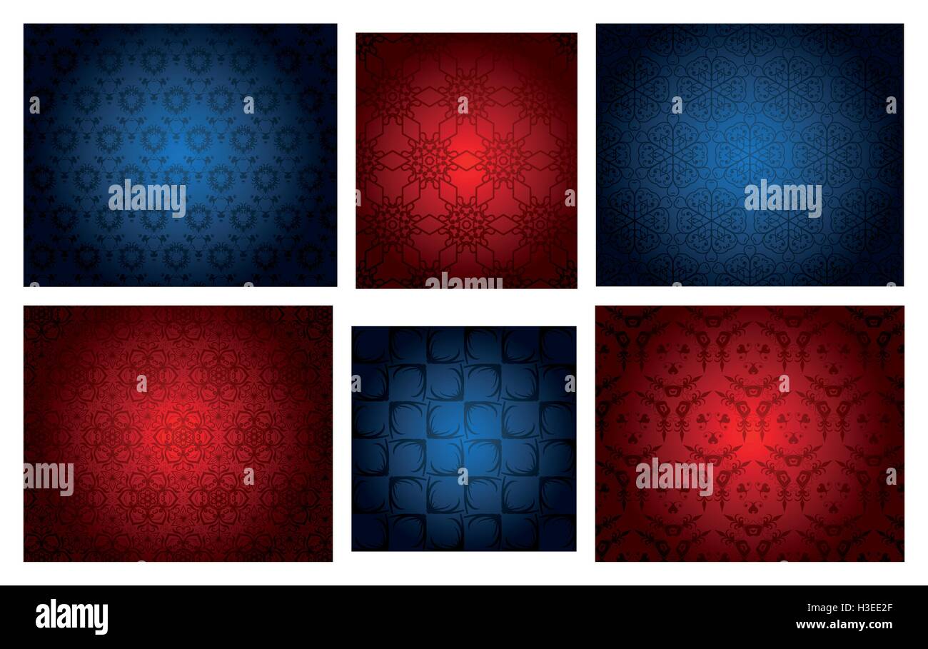 Four seamless repeat patterns Stock Vector Image & Art - Alamy