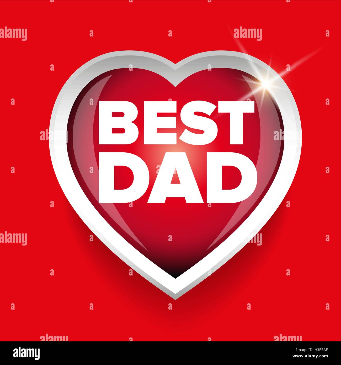 Best Dad vector heart Stock Vector Image & Art - Alamy