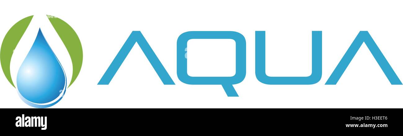 Aqua Logo concept Stock Vector Image & Art - Alamy